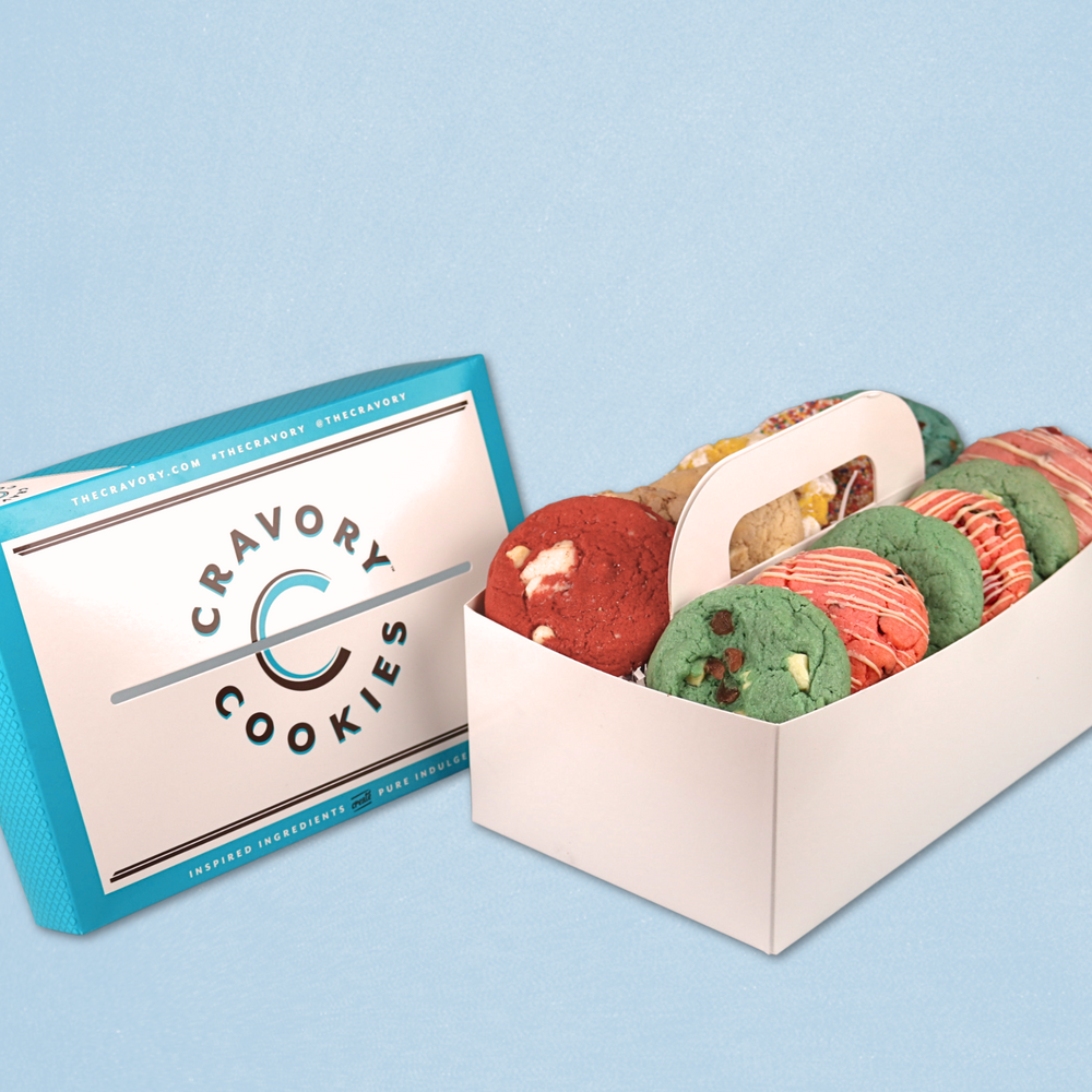 Half and Half Mix Cookies | The Cravory